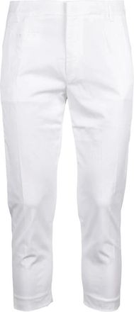 Dondup Femme, Pantalons, Blanc, Taille: 40 FR Ariel Cropped Pantalons