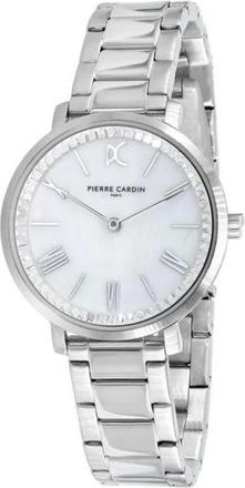 Pierre Cardin Femme, Accessoires, Gris, Taille: ONE Size Montre habill&eacute;e en acier inoxydable