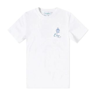 Casablanca Jagd T-Shirt - - Tops - Herren - Wei&szlig; - 2XL