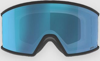 Scott Ambit Black/White Goggle amp aurora grn chrome s1