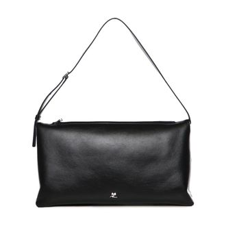 Courrèges Femme, Sacs, Noir, Taille: ONE Size Cuff Leather Bag