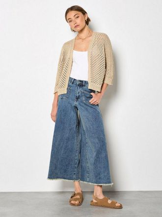 Apricot Cardigan Metallic-F&auml;den