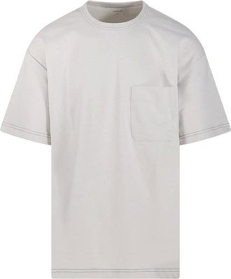 Christophe Lemaire Homme, Tops, Blanc, Taille: M Boxy SS T-Shirt