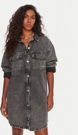 Roxy Jeanskleid Tidal Moon ERJDD03009 Grau Relaxed Fit