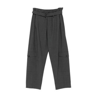 Brunello Cucinelli Femme, Pantalons, Gris, Taille: 38 FR Pantalon Gris Style &Eacute;l&eacute;gant
