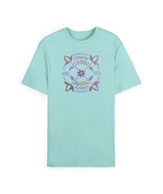 Oxbow Tee-shirt manches courtes SUNFADED Ete 2026 Manches courtes, Col rond, Motif sur lavant