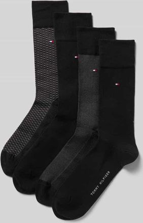 Tommy Hilfiger Socken mit Logo-Detail im 4er-Pack