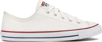 Converse Sneakers aus Stoff Chuck Taylor All Star Dainty Ox 564981C Weiß