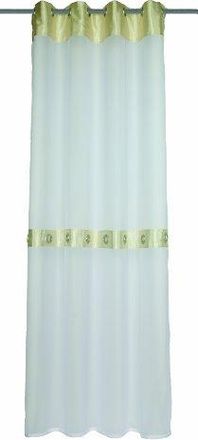 Home Fashion Home fashion Ösenschal, Kunstfaser, Beige