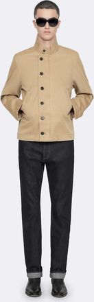 AllSaints Enfield Jacke in Khaki-Braun