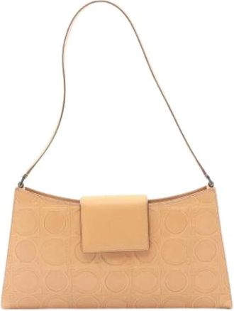 Ferragamo Sac &agrave; main Pre-owned - Femme - Pre-owned - Beige - Taille: ONE Size