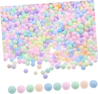 Cabilock Bunte Schaumstoffkügelchen DIY Bastelfüller Macaron Mix Sichere Geschenkbox Füllung für Dekoration Vasen Valentinstag Kreative Geschenke