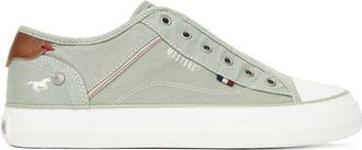 Mustang Jeans Mustang Sneakers aus Stoff 1272-402 Türkisfarben