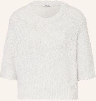 OPUS Pullover Pamos Mit 3/4-Arm blau