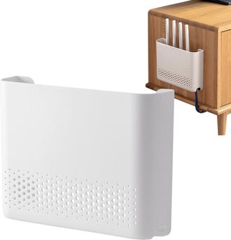Generic Router Organizer Box - 25 Cm Wandmontierter Speicherst&auml;nder, Kabelmanagementbox, Platz sparende WLAN-Halterung | Kompakt f&uuml;r Schlafzimmer Apartment Ar