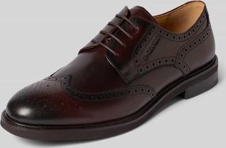 CG - Club of Gents Budapester aus Leder mit Label-Pr&auml;gung Modell UMMA