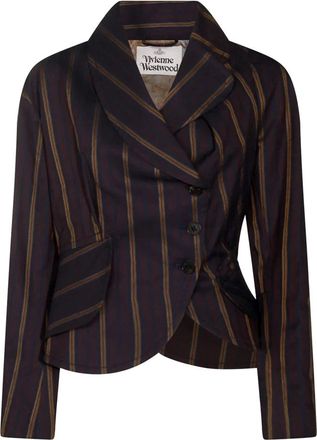 Vivienne Westwood Femme, Vestes, Brun, Taille: 38 FR Vestes