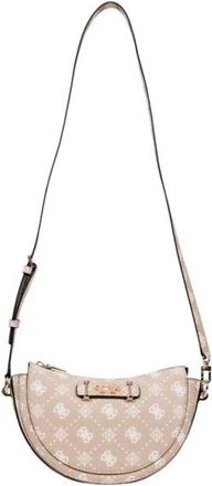 Guess Femme, Sacs, Beige, Taille: ONE Size Monogram Crescent Shoulder Bag