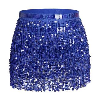 Generic Jupe &agrave; paillettes &agrave; paillettes pour femme - Costume de danse du ventre - Jupe &agrave; paillettes - Jupe &agrave; paillettes - Jupe &agrave; paillettes - Jupe &agrave; paillettes