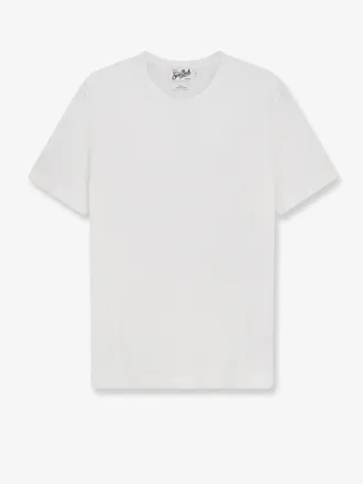 MC2 Saint Barth Mens T-Shirt Orson White Cotton T-Shirts And Polos