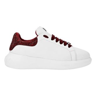 Philipp Plein Low Top Sneakers Mix Strass - - Shoes - Damen - Wei&szlig; - 39 EU