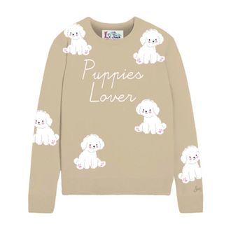 MC2 Saint Barth Femme, Pulls, Beige, Taille: 42 FR New Queen SweaT-shirt