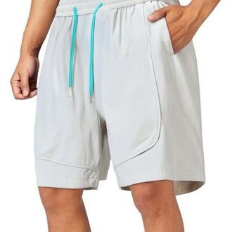 Generic Short d&eacute;t&eacute; d&eacute;contract&eacute; pour homme - Respirant - Sensation de glace - Short de plage - Maillot de bain sportif &agrave; la mode, gris, 3XL