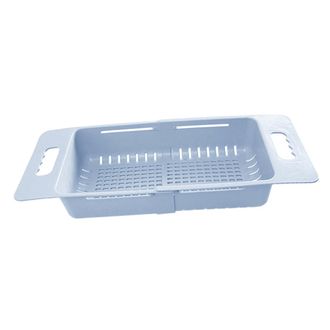 Cabilock Ausziehbarer Kunststoff Abtropfkorb f&uuml;r K&uuml;chensp&uuml;le mit Glatten Kanten Mehrzweck Gem&uuml;se und Obstsiebkorb f&uuml;r K&uuml;che und Sp&uuml;lbecken