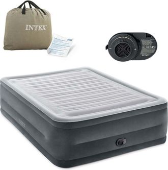 Intex 64418ND DuraBeam ComfortPlushMidRise Luftbett (l x b x h) 203 x 152 x 56 cm Grau - Intex