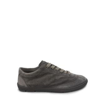 Brunello Cucinelli Suede Sneakers - - Shoes - Herren - Grau - 40 EU