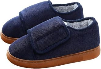 Generic Bottes de Neige Hiver Femmes Hommes, avec Chaud Fourrure Doublure, Chaussure Hiver Chaude Confortables Antid&eacute;rapant, for Personnes &acirc;g&eacute;es Women Blue 40