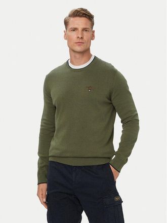 Aeronautica Aeronautica Militare Pullover 262MA1631UL00506 Khakifarben Regular Fit