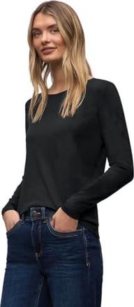 Street One T-Shirt Basique &agrave; col Rond Black 46