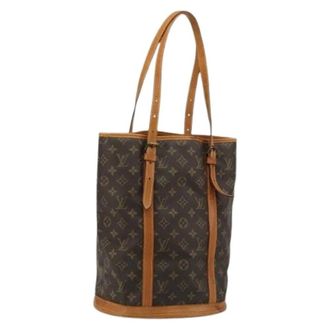 Louis Vuitton Sac seau en toile Monogram Pre-owned - Femme - Pre-owned - Brun - Taille: ONE Size