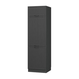 Vicco Armoire pour frigo Fame-Line, Gris fonc&eacute;, 60cm