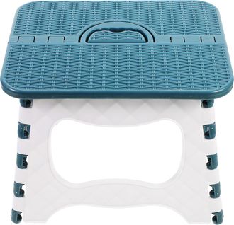 Angoily Faltbarer Tritthocker aus Robustem Kunststoff Kleiner Klapphocker mit Tragegriff Tragbarer Angelhocker f&uuml;r Erwachsene Vielseitig f&uuml;r Camping und Garte