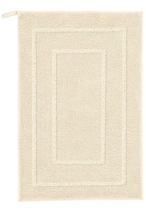 Kleine Wolke Badteppich NICO in Sandbeige mit 50x60 cm