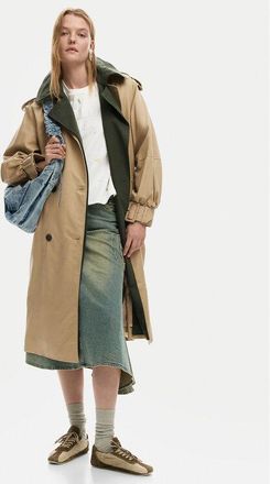 Desigual Tenchcoat Chaq Polo 26SWEW12 Braun Regular Fit