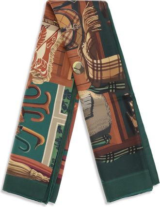 Burberry Knight Scarf - Green