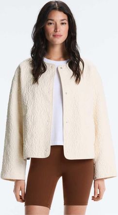 Oysho Wattierte Jacke aus Fellex Aerogel in Steinbeige mit Blumenmuster-Neutral