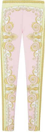 Versace Femme, Pantalons, Multicolore, Taille: 36 FR Leggings Imprim&eacute;s