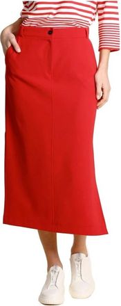 Emme Di Marella Emme DI Marella, Femme, Jupes, Rouge, Taille: 40 FR Chenzia Midi Skirt