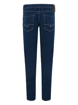 Replay jean à taille mi-haute - Bleu