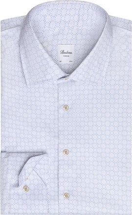 Stenstr&ouml;ms Gemustertes Twofold Super Cotton-Hemd in Vollzwirn-Qualit&auml;t, Slimline in