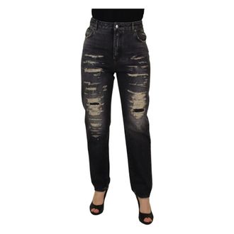 Dolce & Gabbana High Waist Skinny Denim Jeans - - Jeans - Damen - Schwarzk - S