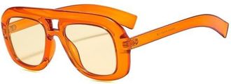 Generic Lunettes De Soleil Tendance For Les Vacances, Le Sport, D&eacute;placements En Plein Air, La Conduite(Yellow)