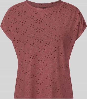 Only Relaxed Fit T-Shirt mit Ausbrenner-Effekt Model SMILLA