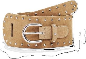 Desigual Damen Belt_cowtach Suede Gürtel, braun, 85 cm