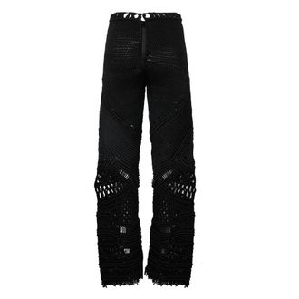 Alberta Ferretti H&auml;kelhose - - Trousers - Damen - Schwarzk - L