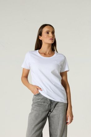 Jott T-shirt &agrave; col rond femme en coton Blanc Angel 2.0 - Taille XS